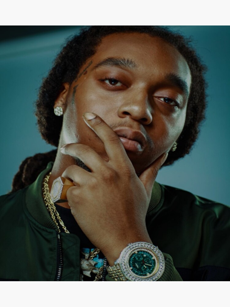 "Takeoff Migos Rapper Tribute" Sticker for Sale by CRYSTANOLLEY | Redbubble
