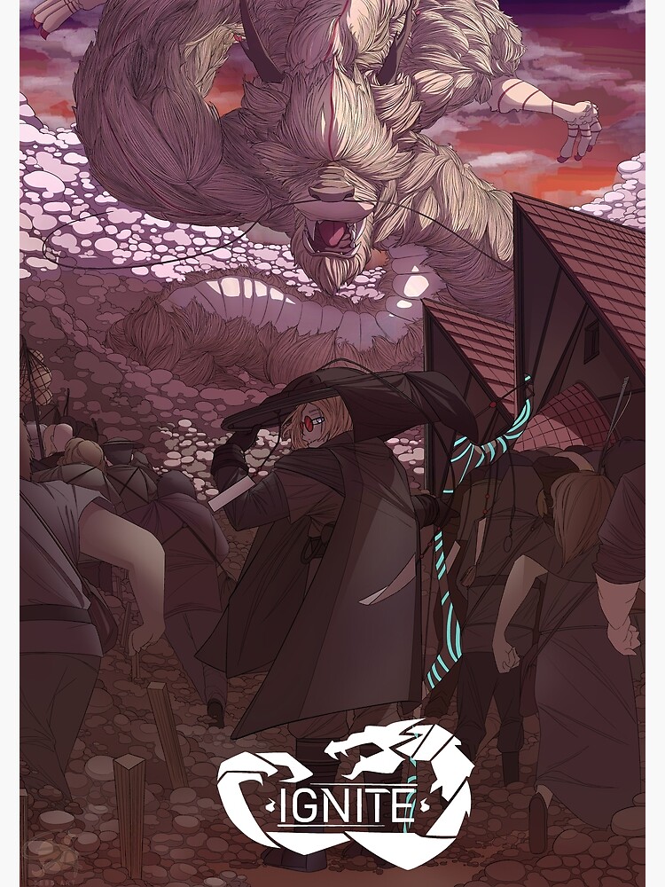 "Ignite Ty Poster" Poster for Sale by TanukiAlleyway | Redbubble