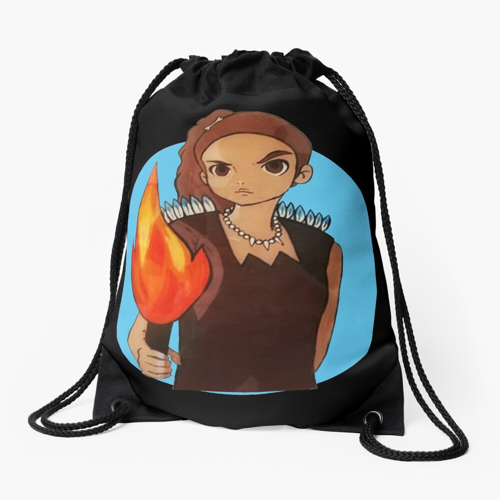 "Zazzalil The Firebringer" Drawstring Bag for Sale by theleafygirl95 ...