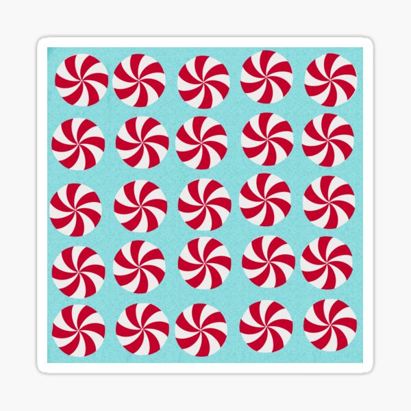 "Peppermint candy" Sticker for Sale by Itzlknows | Redbubble