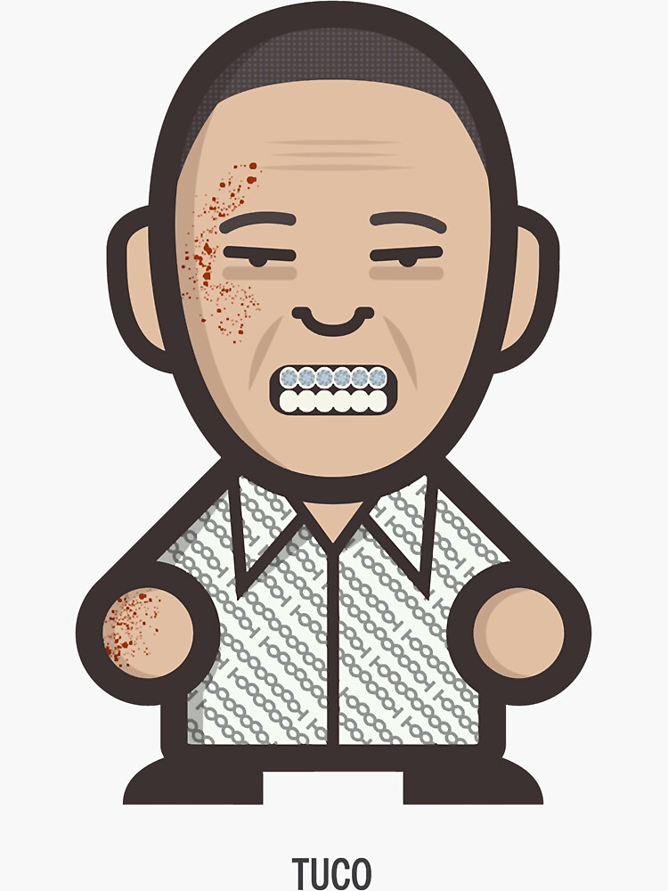 "Breaking Bad Icon Set - TUCO" Sticker for Sale by PlummerDesigns ...