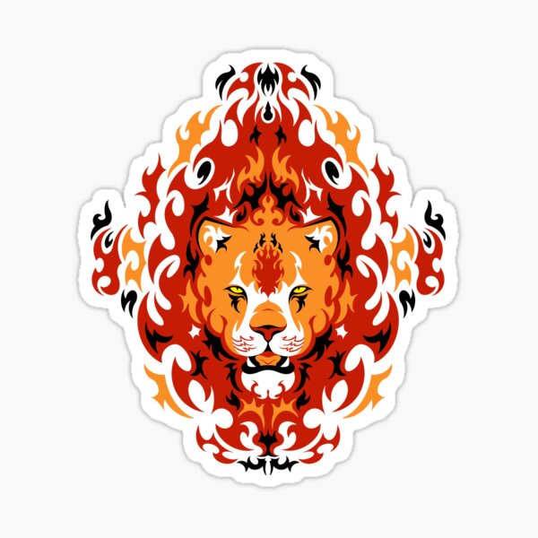 "Nethar Lit Leo" Sticker for Sale by alligator2003 | Redbubble