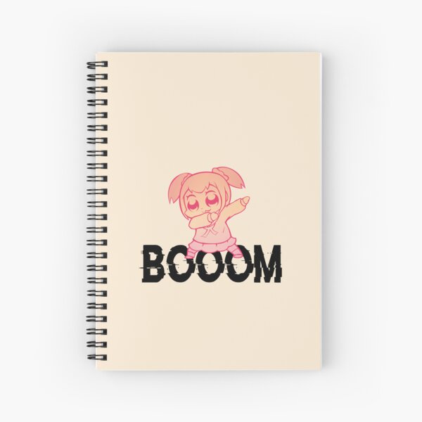 ""BOOOM", Popuko dab design from Pop team epic in black colour color ...