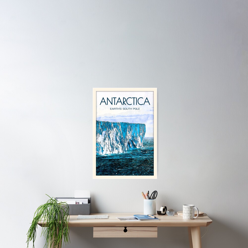 "Antarctica Travel Art" Poster for Sale by nifroart2022 | Redbubble