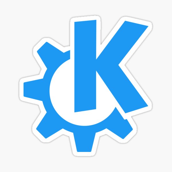"KDE logo" Sticker for Sale by CountryYak | Redbubble