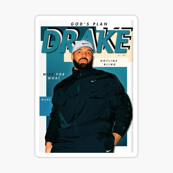 "Drakes Song Titles Rap Music" Sticker for Sale by ArtJJPP | Redbubble
