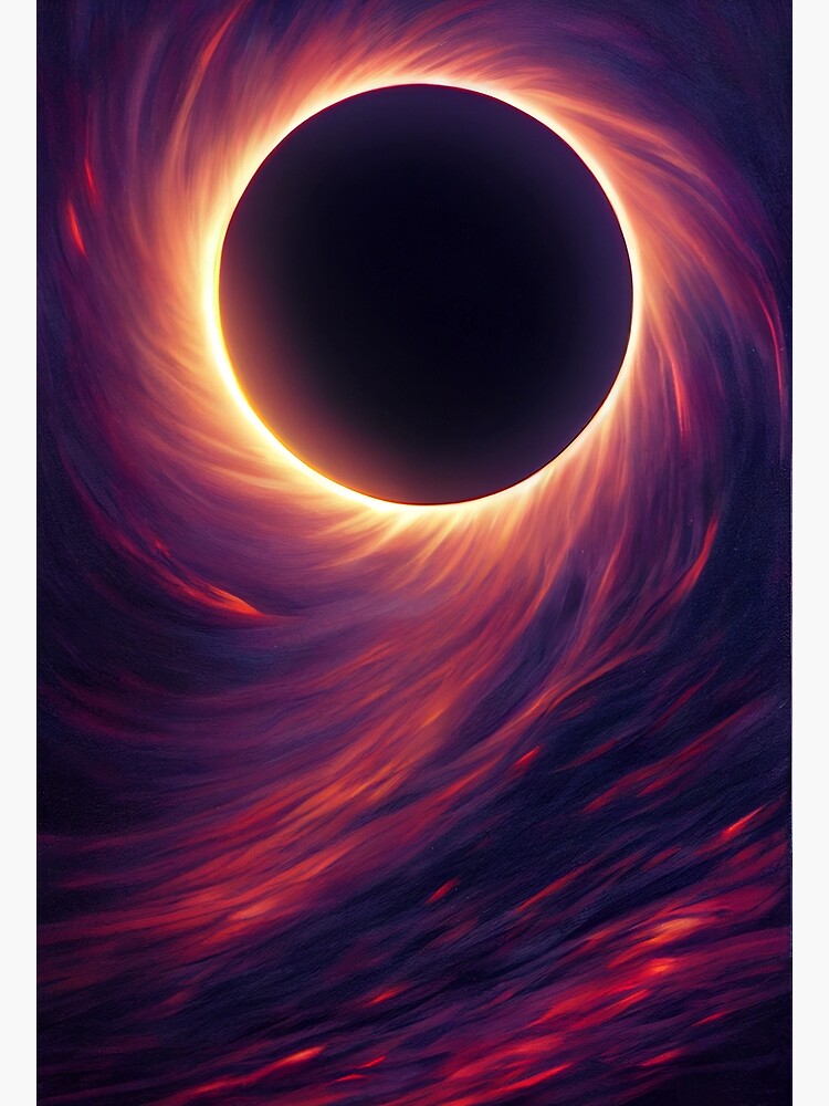 "Black Hole Eclipse" Poster for Sale by Definitelycole | Redbubble