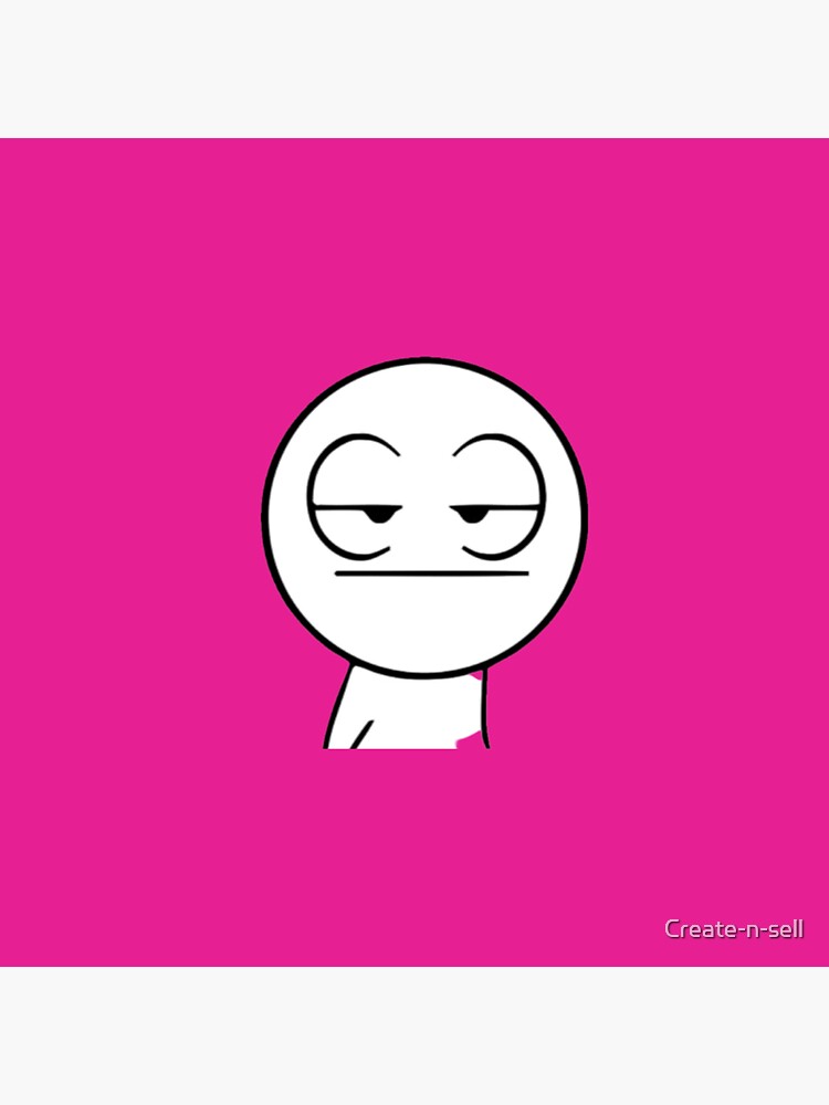 "Cute fed up cartoon " Sticker for Sale by Create-n-sell | Redbubble