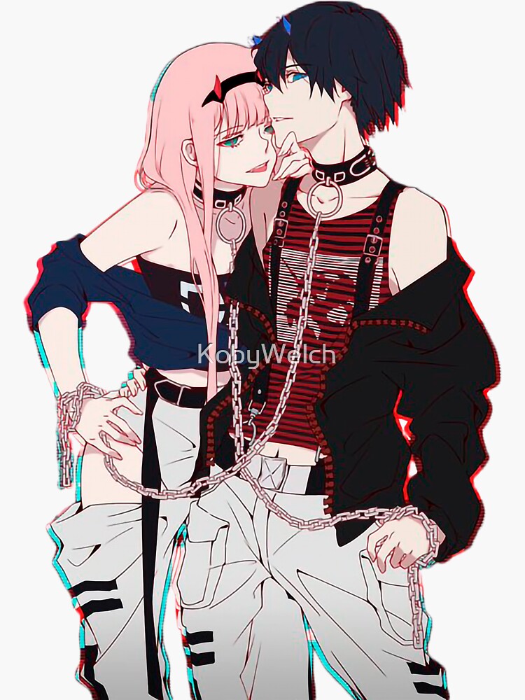 "Hiro x Zero Two Streetwear" Sticker for Sale by KobyWelch | Redbubble
