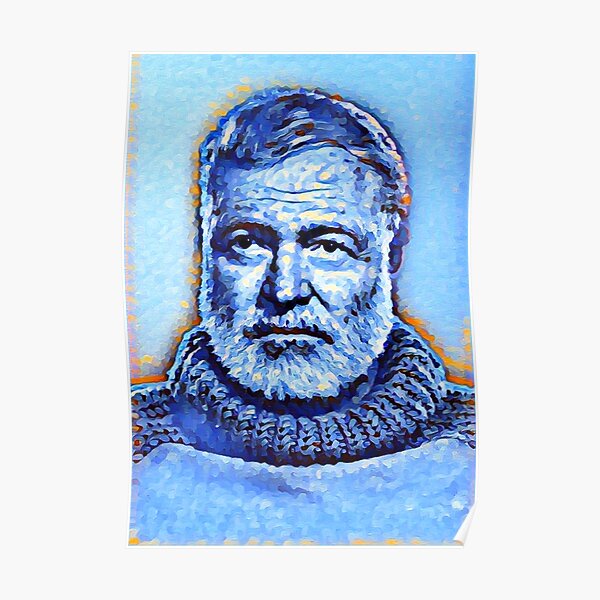 "Ernest Hemingway Artwork | Ernest Hemingway Portrait | Ernest ...