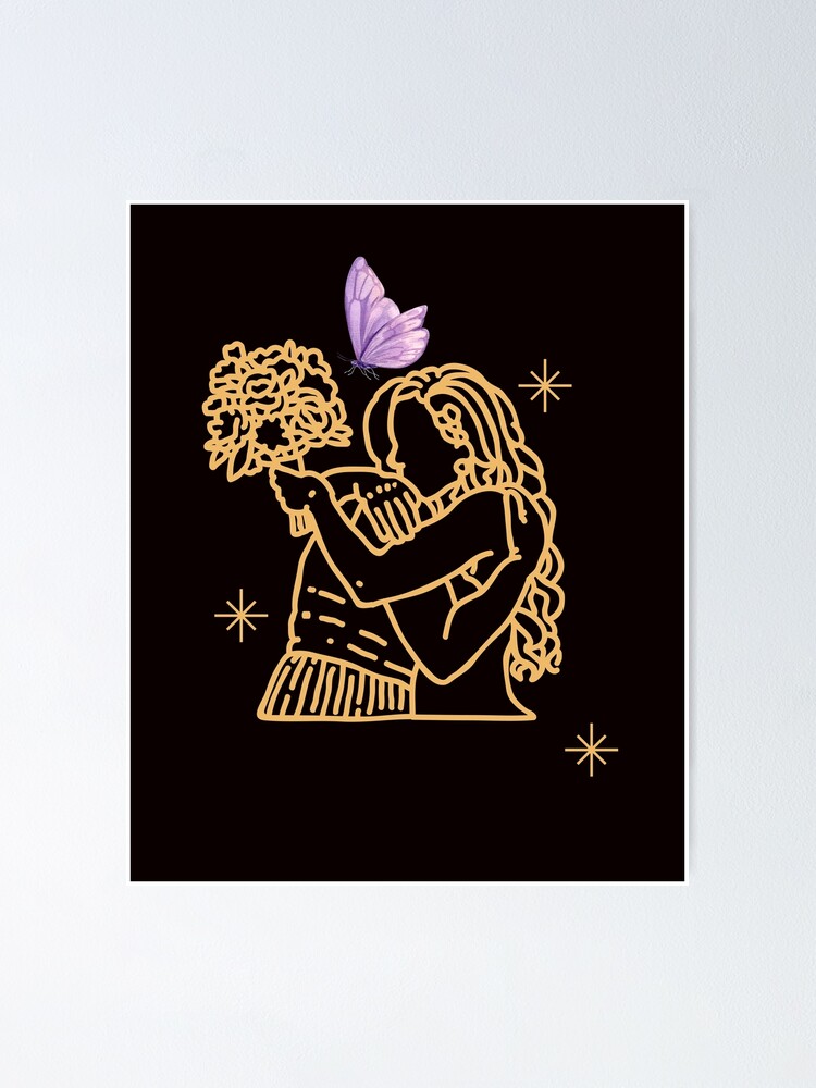 "kiss your homie good night" Poster for Sale by SOONYART | Redbubble
