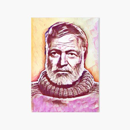 "Ernest Hemingway Artwork | Ernest Hemingway Portrait | Ernest ...