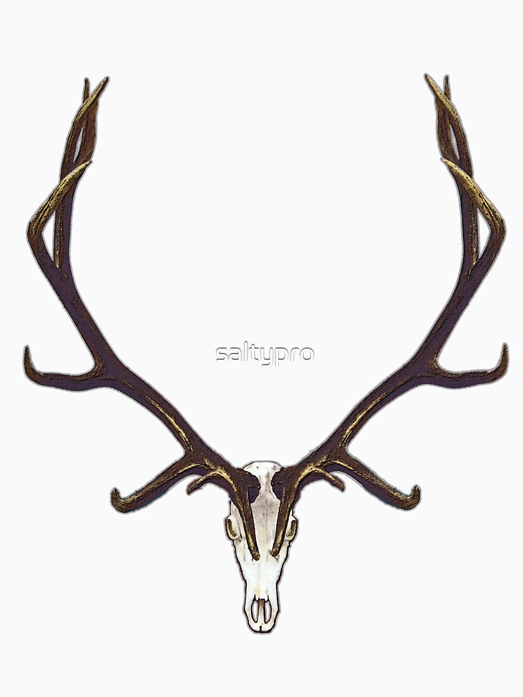 "Bull elk skull European mount" Pullover Hoodie for Sale by saltypro ...
