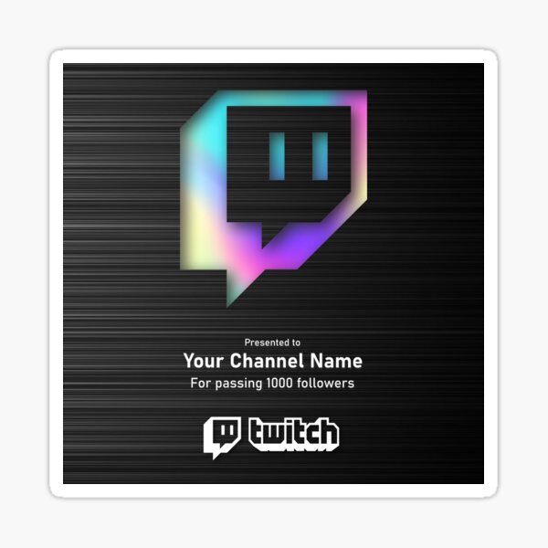 "*Send me a Message* Twitch Award Plaque with the Creator Streamer ...