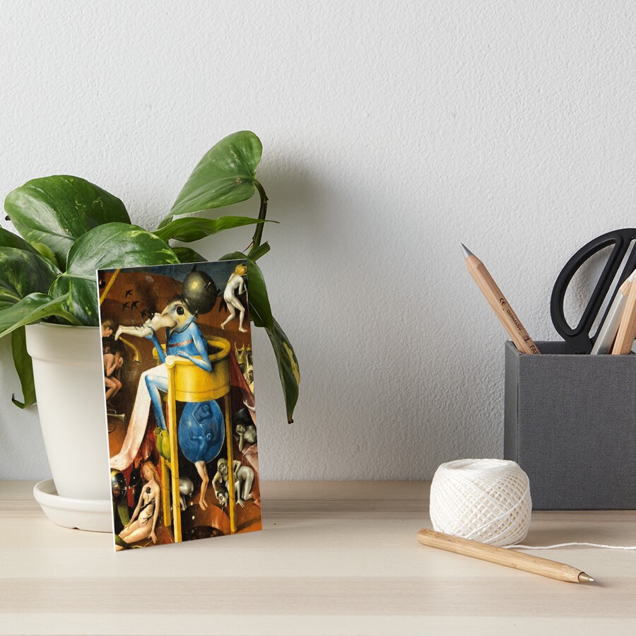 "Hieronymus Bosch Creature Meme" Art Board Print for Sale by ...