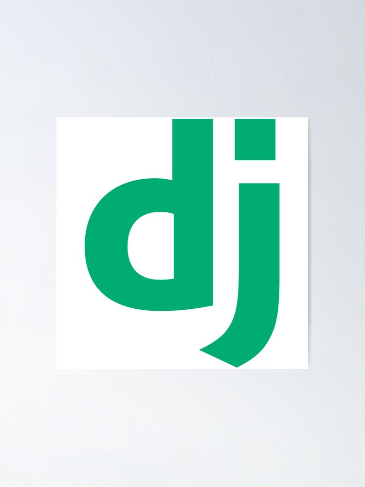 "Django dj logo" Poster for Sale by Quenut | Redbubble