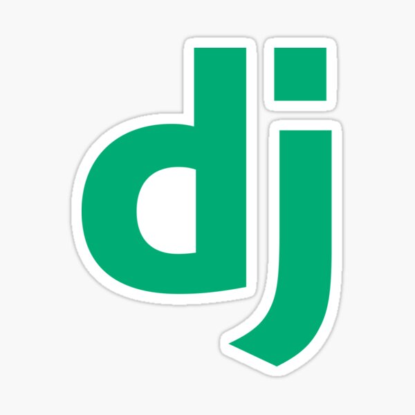 "Django dj logo" Sticker for Sale by Quenut | Redbubble