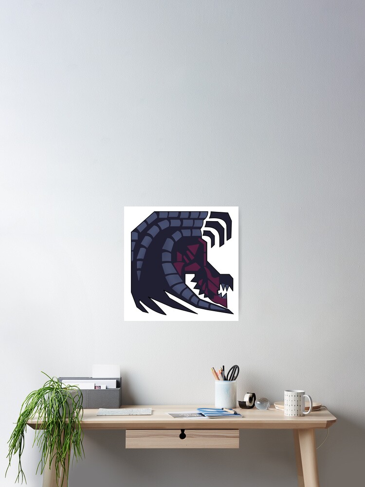 "Monster Hunter - Gore Magala Icon" Poster for Sale by amateuranime ...