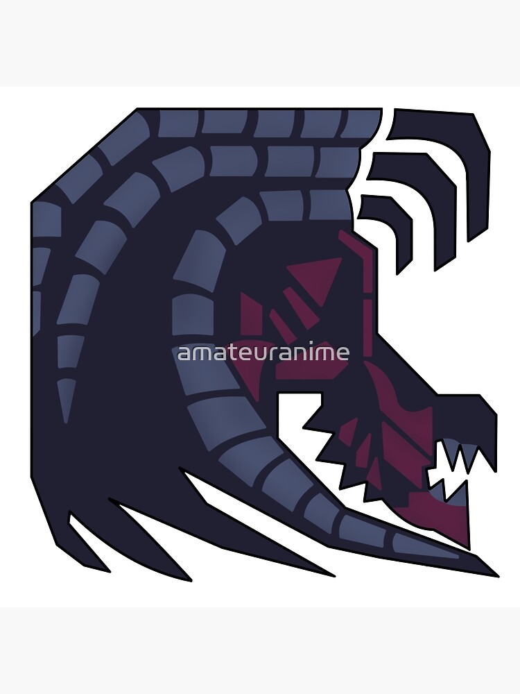"Monster Hunter - Gore Magala Icon" Poster for Sale by amateuranime ...