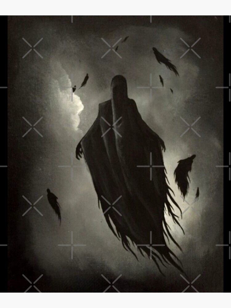 "Floating Spirit Background Silhouette" Art Print for Sale by ...