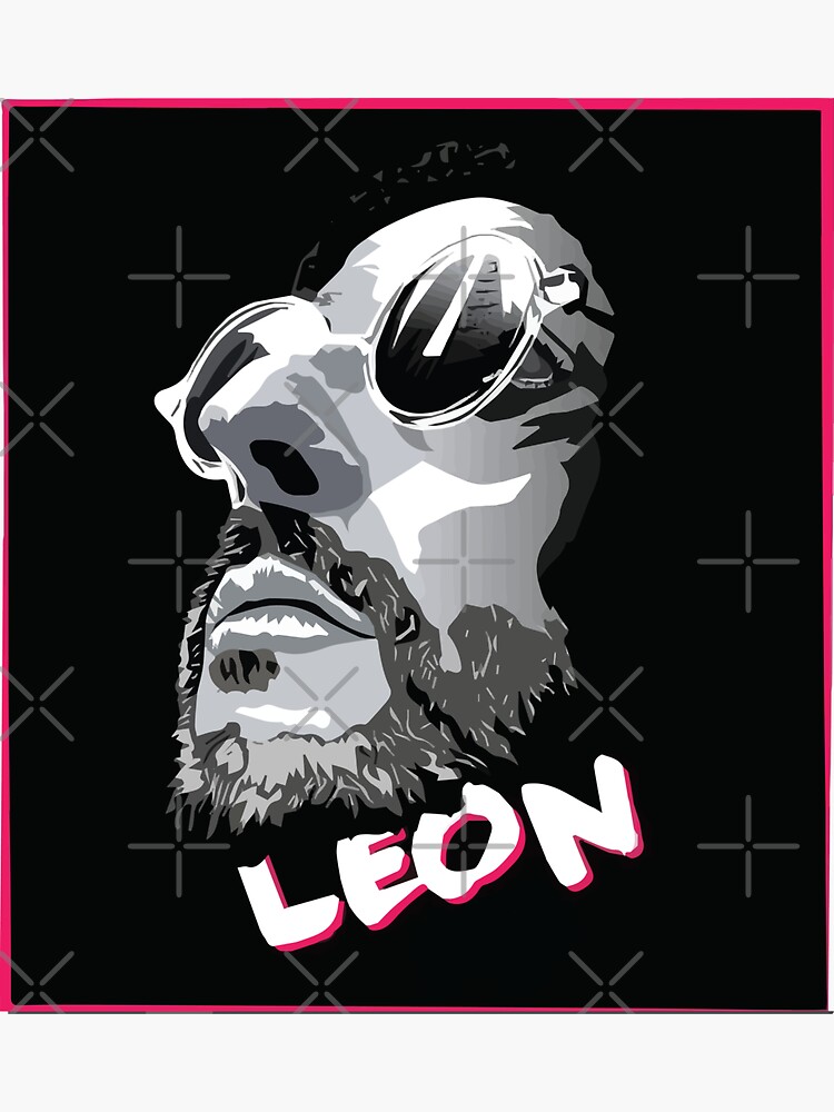 "Leon" Sticker for Sale by FunkeyMonkey9 | Redbubble