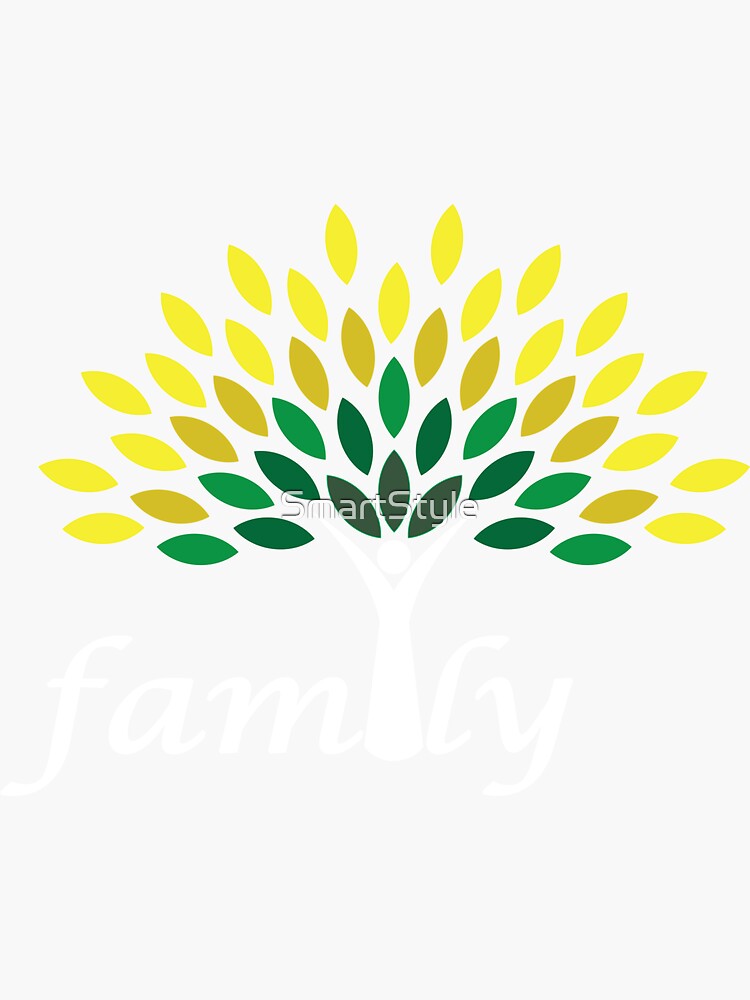 "Family Tree" Sticker by SmartStyle | Redbubble