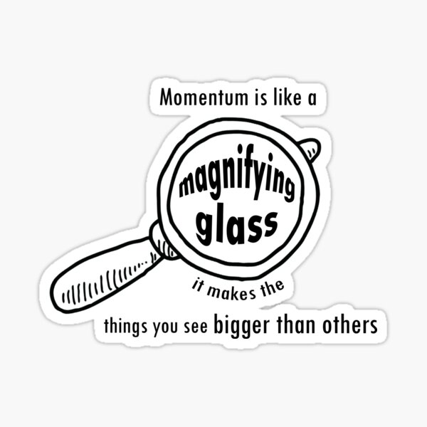 "Magnifying glass" Sticker for Sale by MzX-O | Redbubble