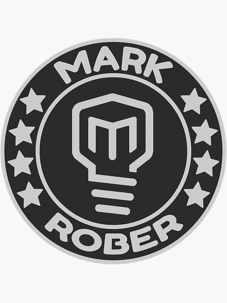 "Mark Rober " Sticker for Sale by MandMVintagez | Redbubble
