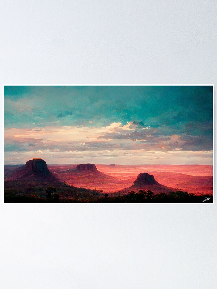 "The great red divide" Poster for Sale by JWDreamville | Redbubble