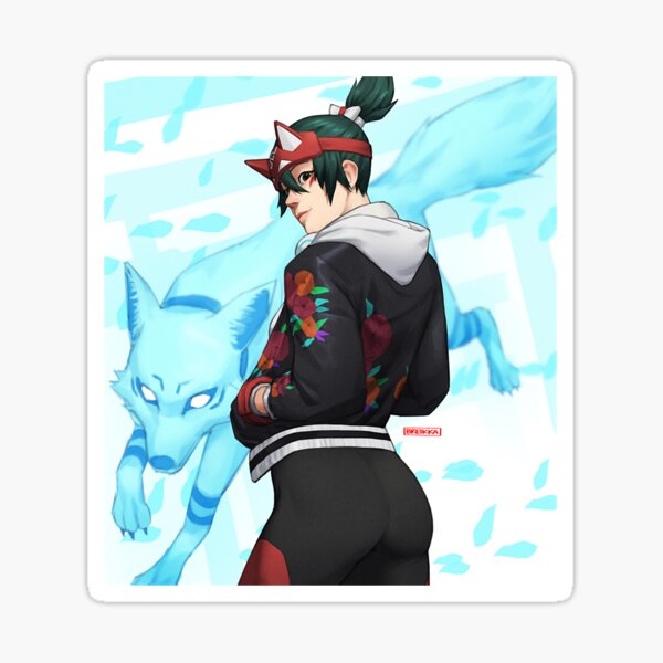 "kiriko " Sticker for Sale by djkiksdesigken | Redbubble