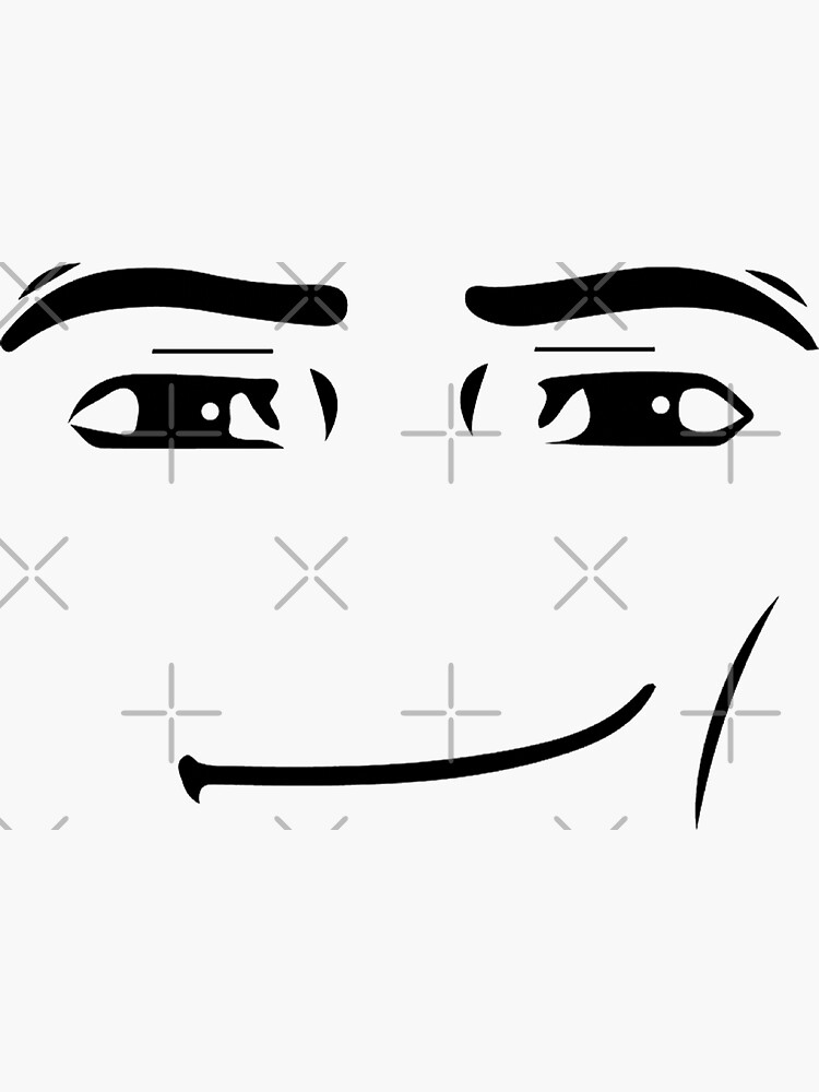 "Man Face" Sticker for Sale by HoldYourShirts | Redbubble