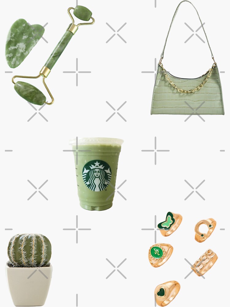 "Sage green aesthetic core" Sticker for Sale by DesignsByRikke | Redbubble