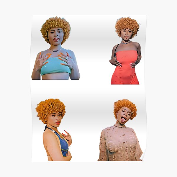 "Ice Spice Sticker Pack " Poster for Sale by loyalistwhiz | Redbubble