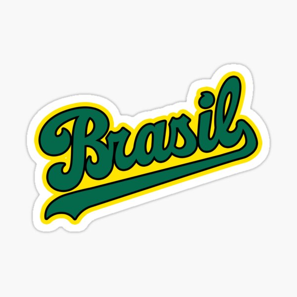 "Brasil" Sticker for Sale by lounesartdessin | Redbubble
