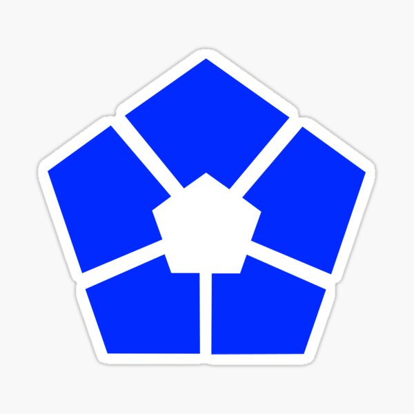 "Blue lock logo" Sticker for Sale by AnimeVision | Redbubble