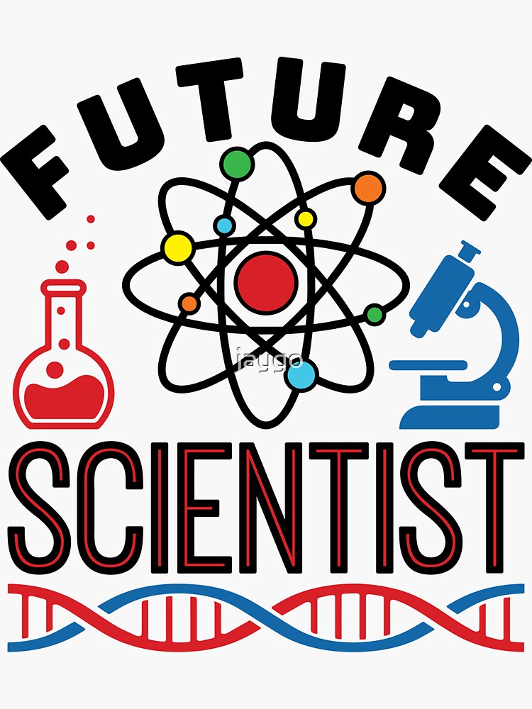 "Future Scientist" Sticker for Sale by jaygo | Redbubble