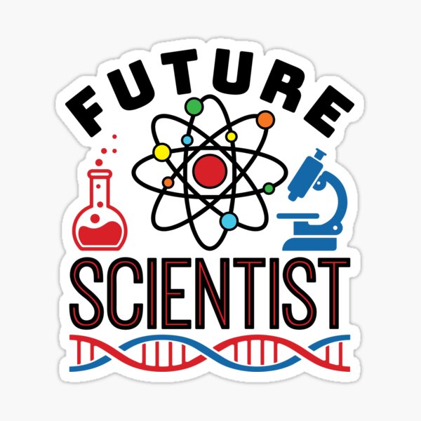 "Future Scientist" Sticker for Sale by jaygo | Redbubble
