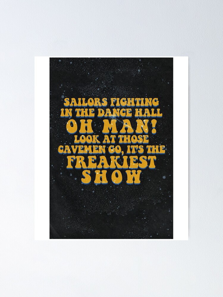"sailors fighting in the dance hall" Poster for Sale by Gooatspacestore ...