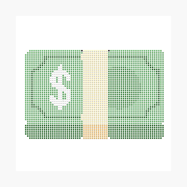 "Emoji Pixel Art Banknote with Dollar Sign" Photographic Print for Sale ...