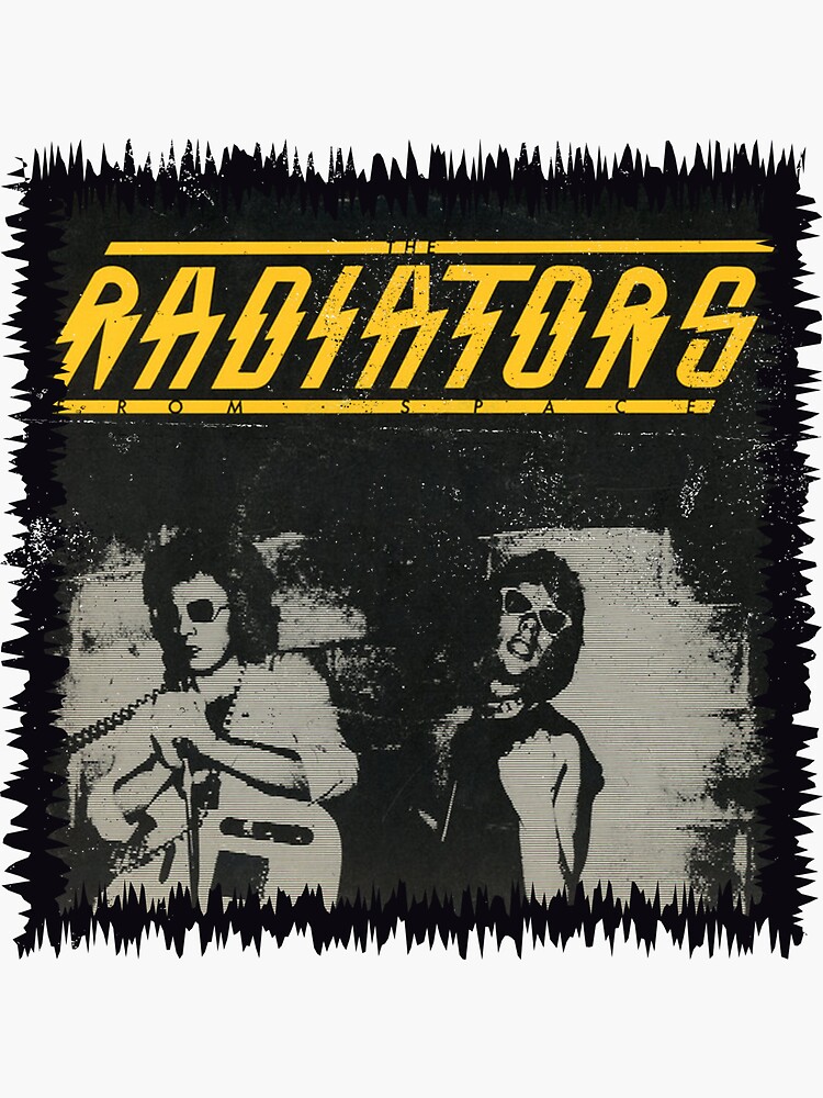 "The Radiators From Space Vinyl Album Cover Irish Punk" Sticker for ...
