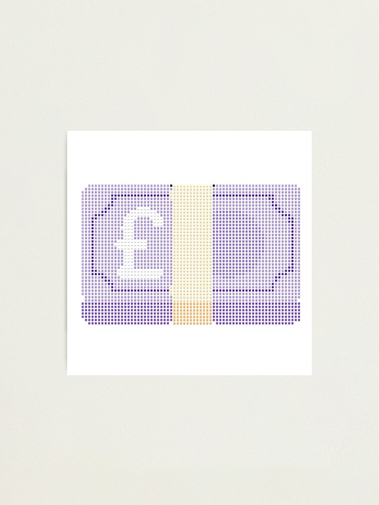 "Emoji Pixel Art Banknote with Pound Sign" Photographic Print for Sale ...