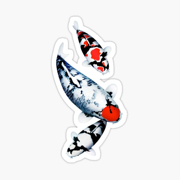 "Japanese Koi Fish" Sticker for Sale by FishProduct | Redbubble