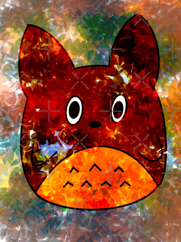 "Stained glass effect leaf troll" Sticker for Sale by Lalahateslemons ...