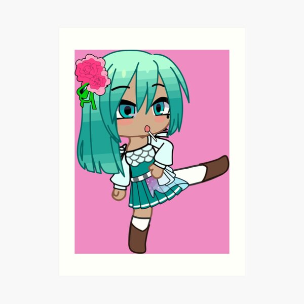 "Gacha club meme chibi doll. Girl with fighting style. Karate girl ...