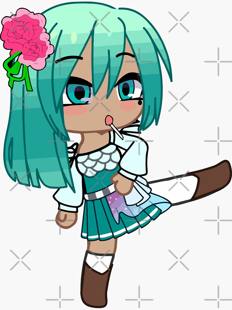"Gacha club meme chibi doll. Girl with fighting style. Karate girl ...