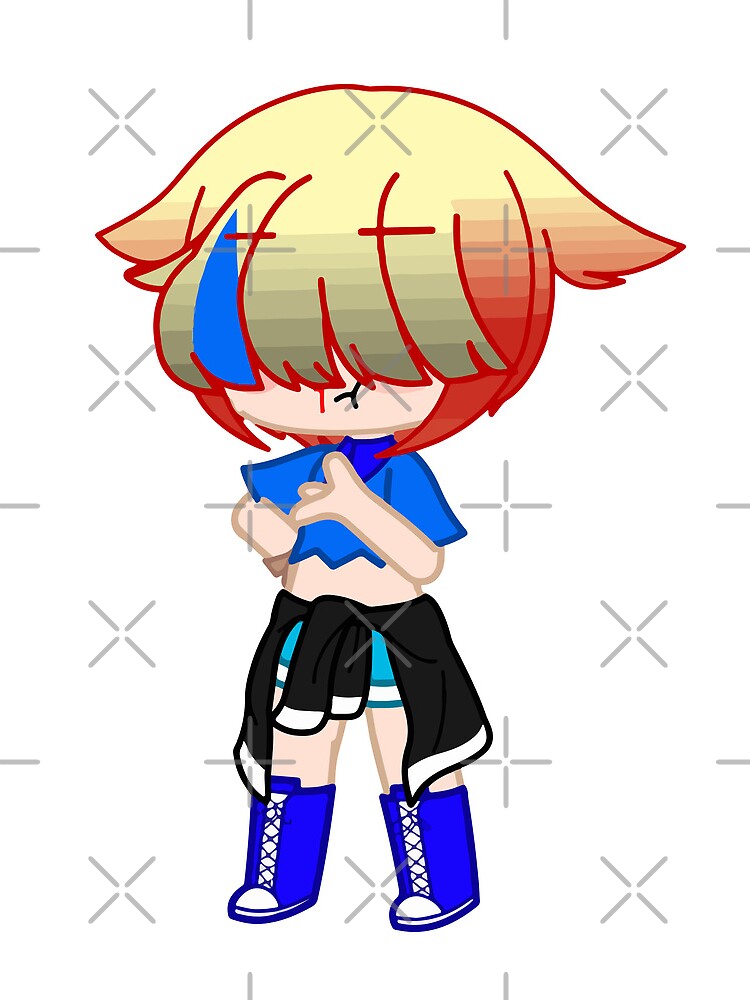 "For Gacha lovers Doll chibi meme from Gacha club - dark school girl ...