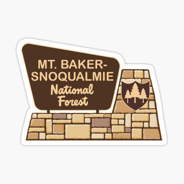 Mt Baker Stickers | Redbubble