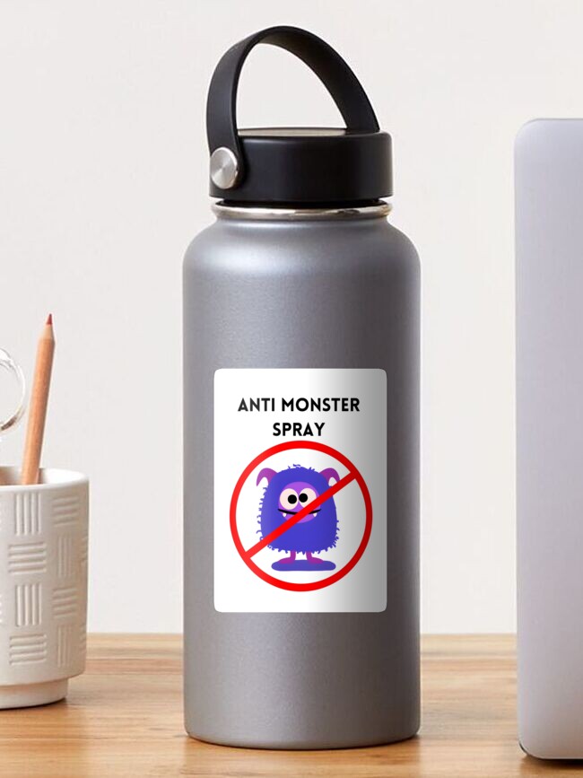 "Anti monster spray stickers" Sticker by FineArtworld7 | Redbubble