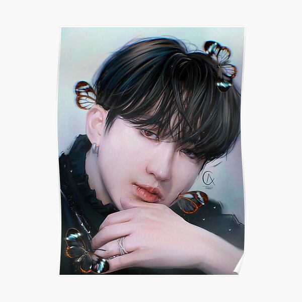 "Stray Kids - Changbin with butterflies" Poster for Sale by CANSUAKND ...