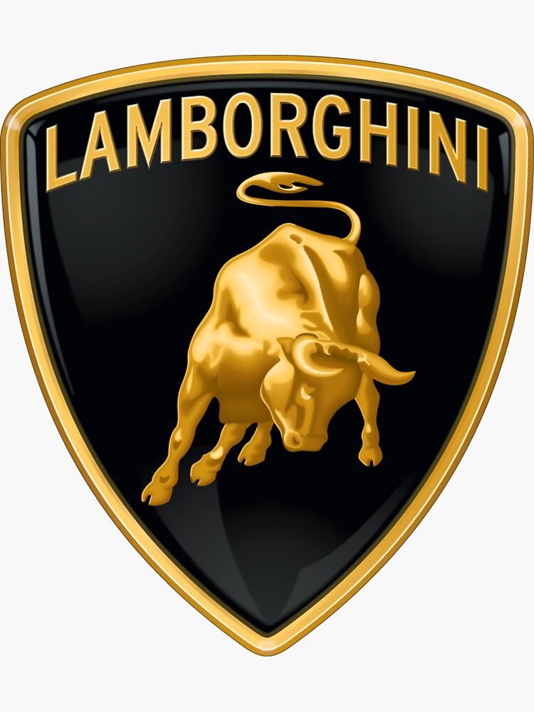 "big logo best lambo" Sticker for Sale by carolinasabha | Redbubble